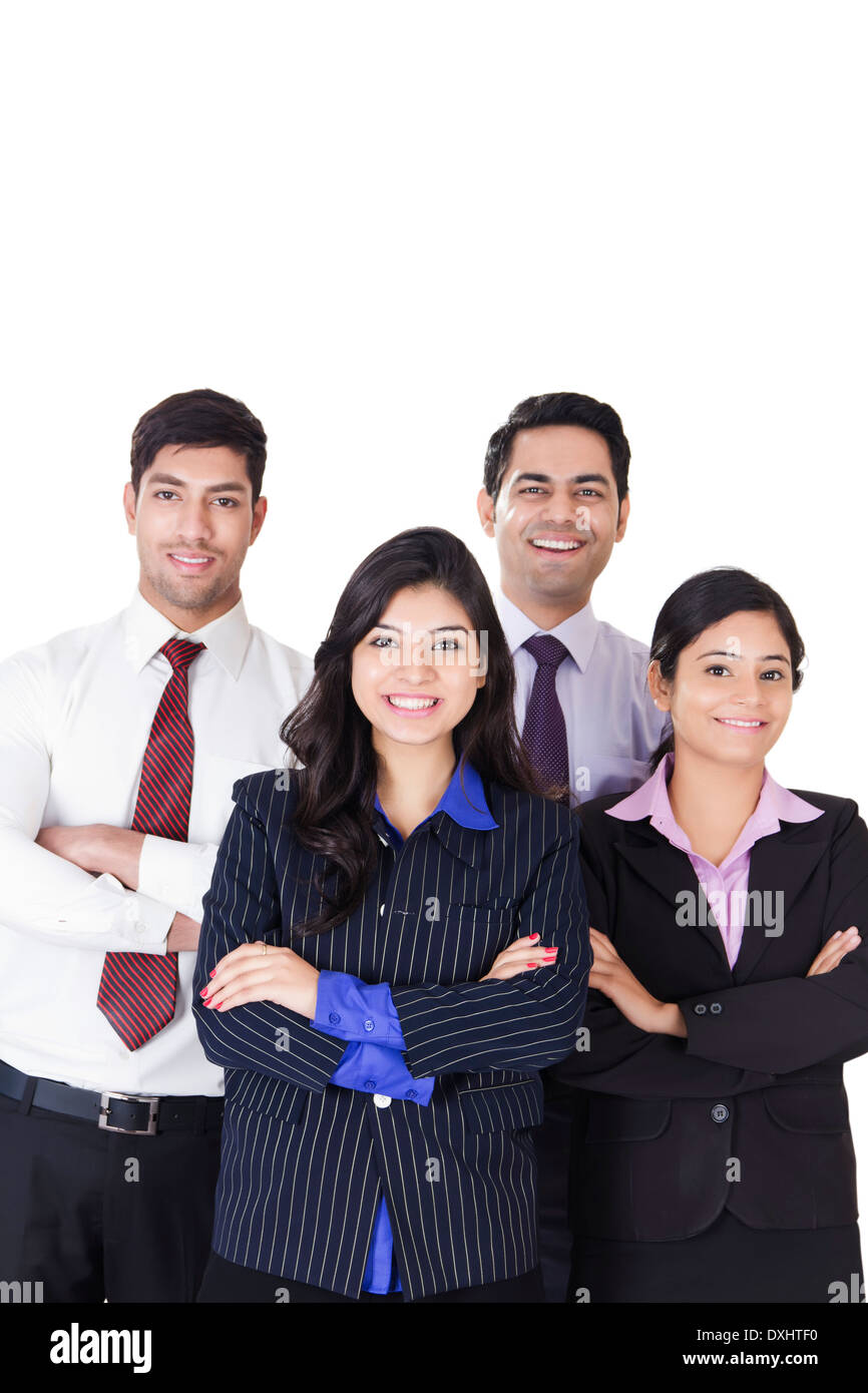 Indian Business People Standing Stock Photo - Alamy