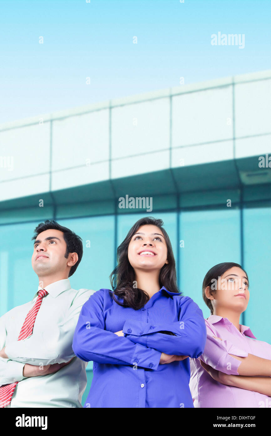 Indian Business People Standing Outdoor Stock Photo - Alamy