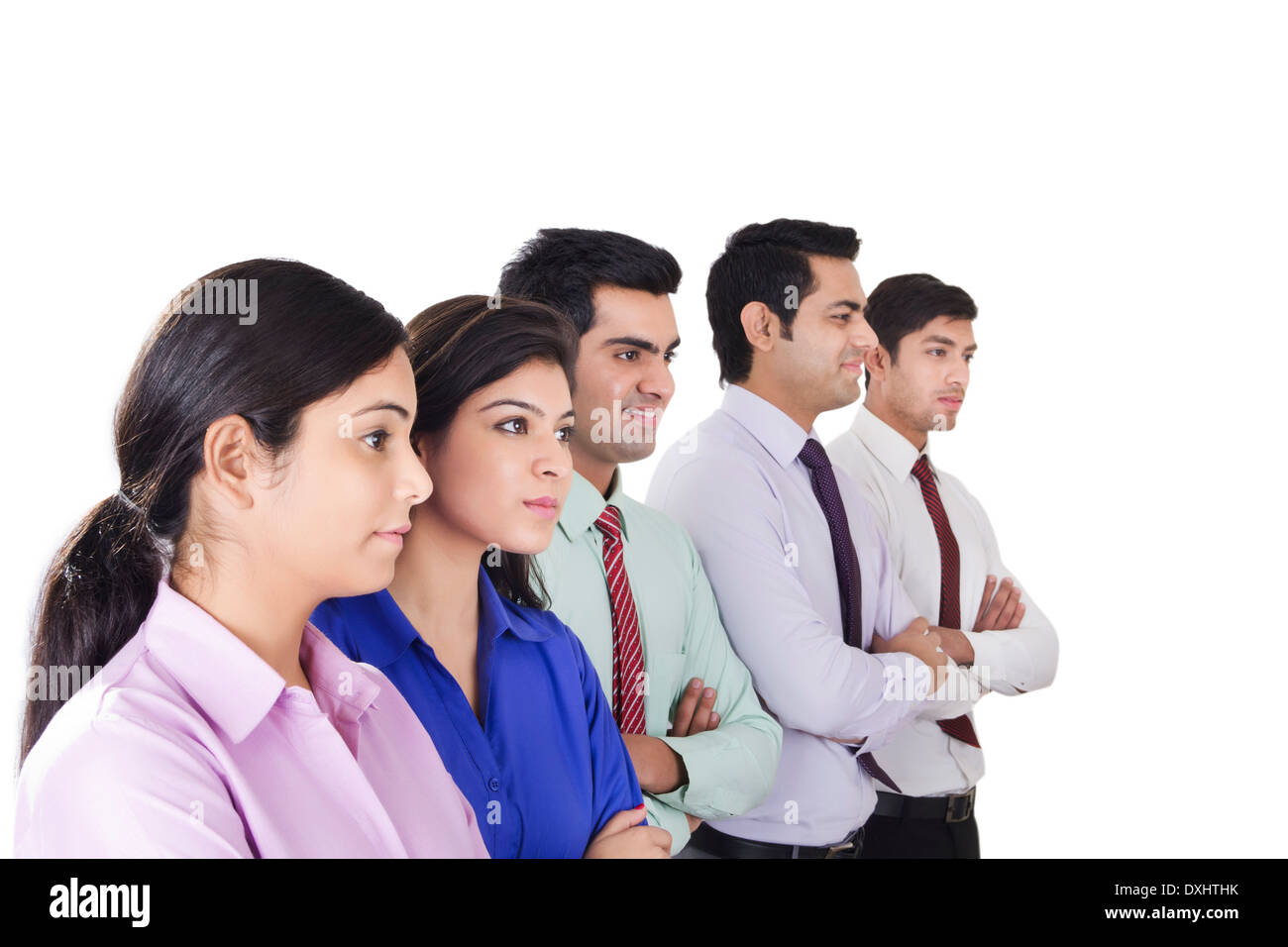 Indian Business People Standing Stock Photo - Alamy