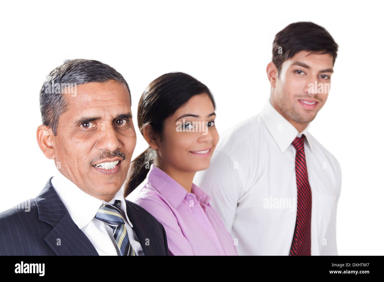 Indian Business People Standing Stock Photo - Alamy