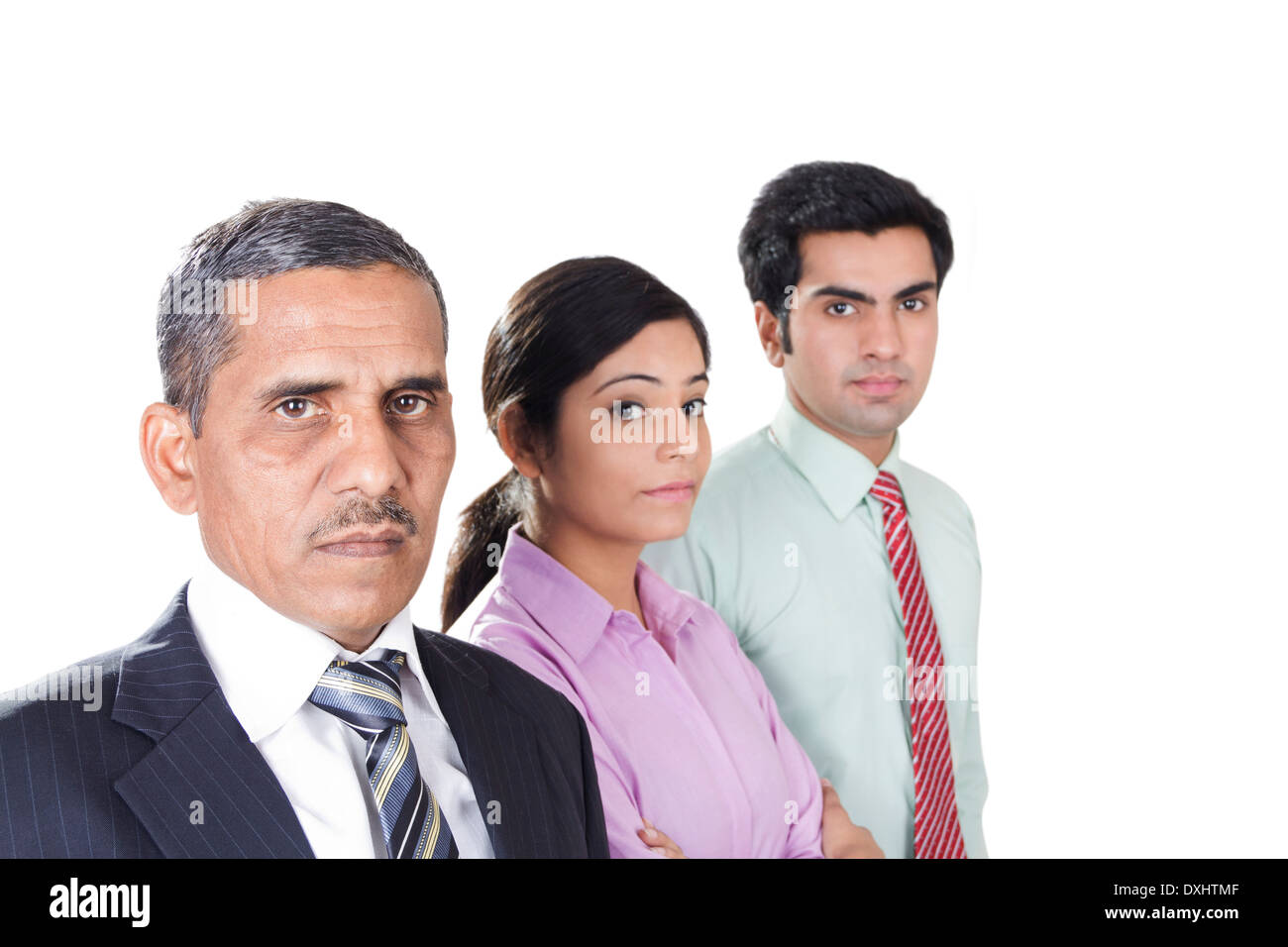 Indian Business People Standing Stock Photo - Alamy