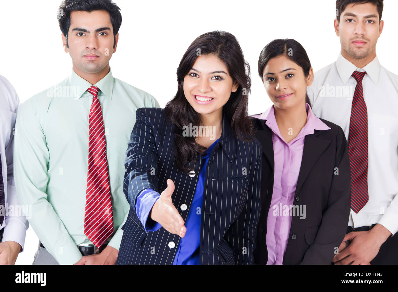 Indian Business People handshake Stock Photo - Alamy