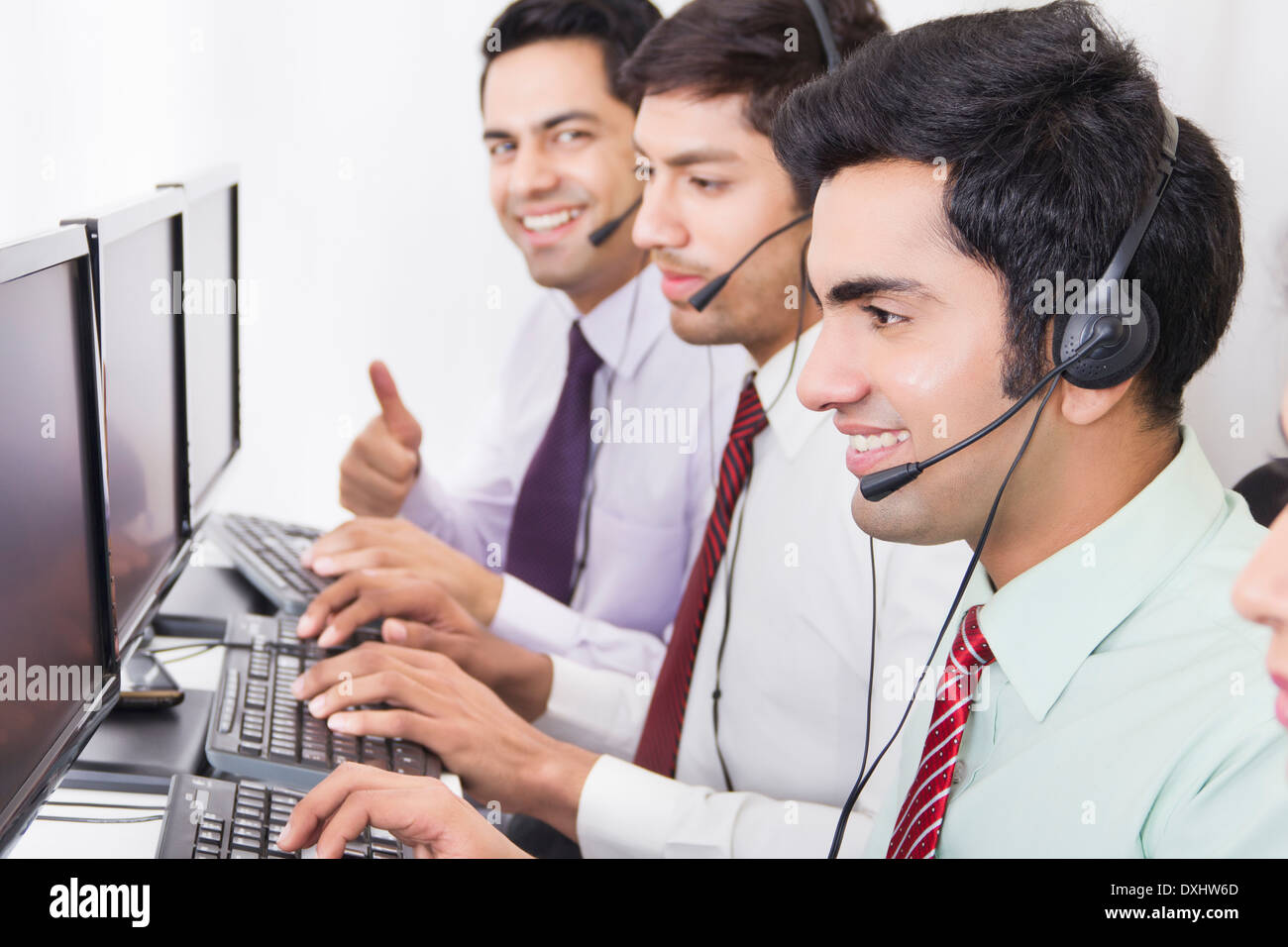 Inside Indian Call Centre Office High Resolution Stock Photography and ...
