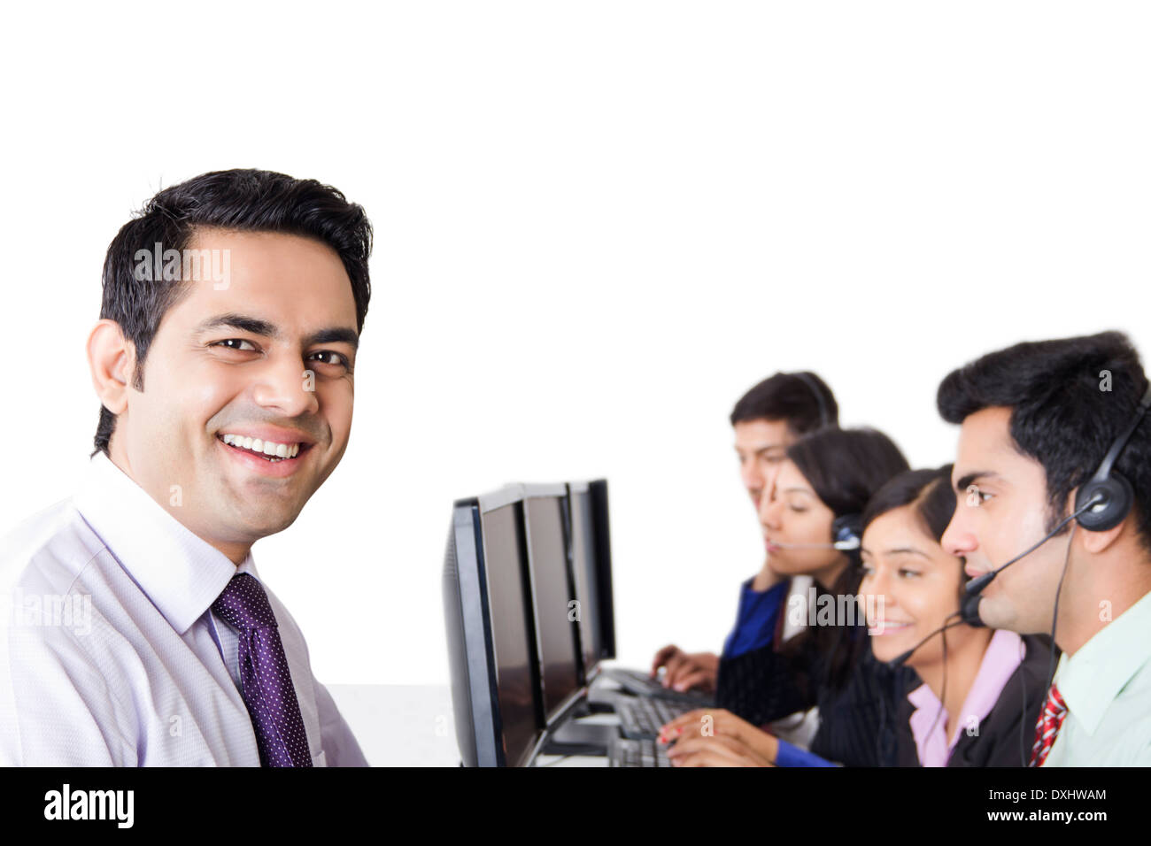 Call centre india hi-res stock photography and images - Alamy