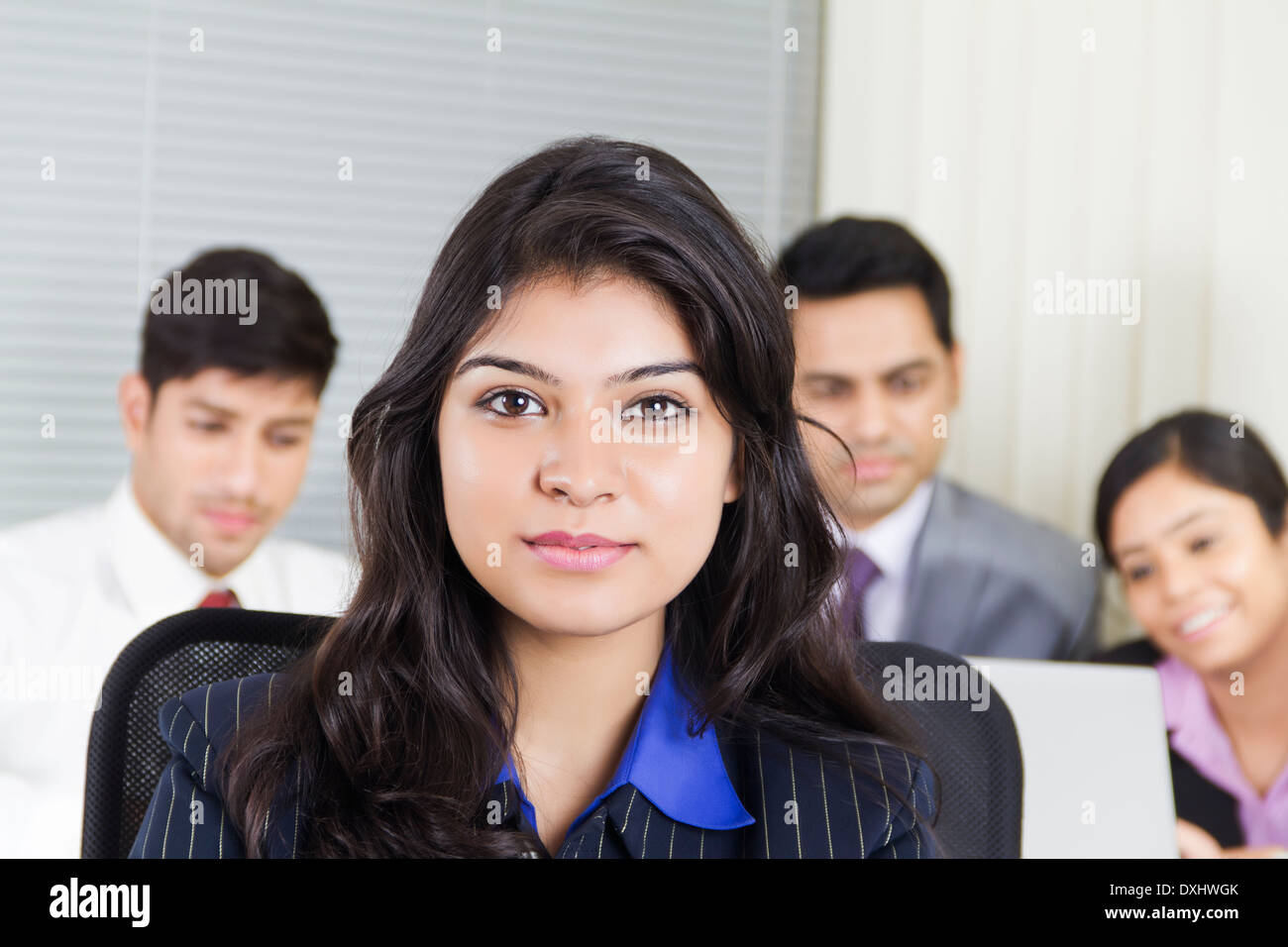Indian female manager office hi-res stock photography and images - Alamy