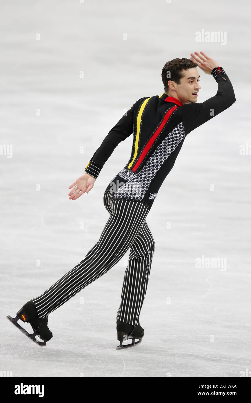 Saitama, Japan. 26th Mar, 2014. Javier Fernandez (ESP), March 26, 2014 ...