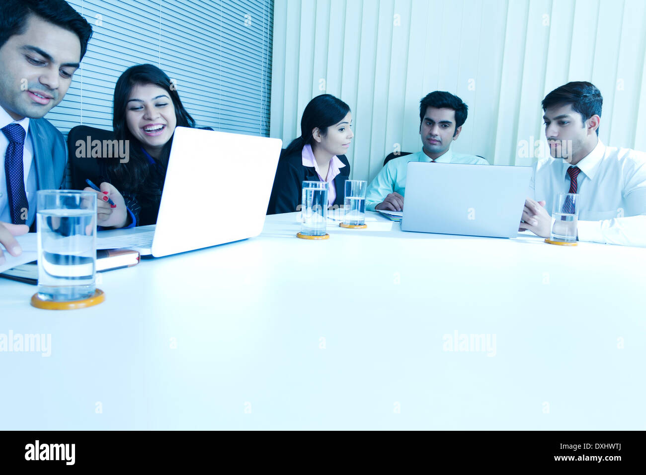Young Indian People Working