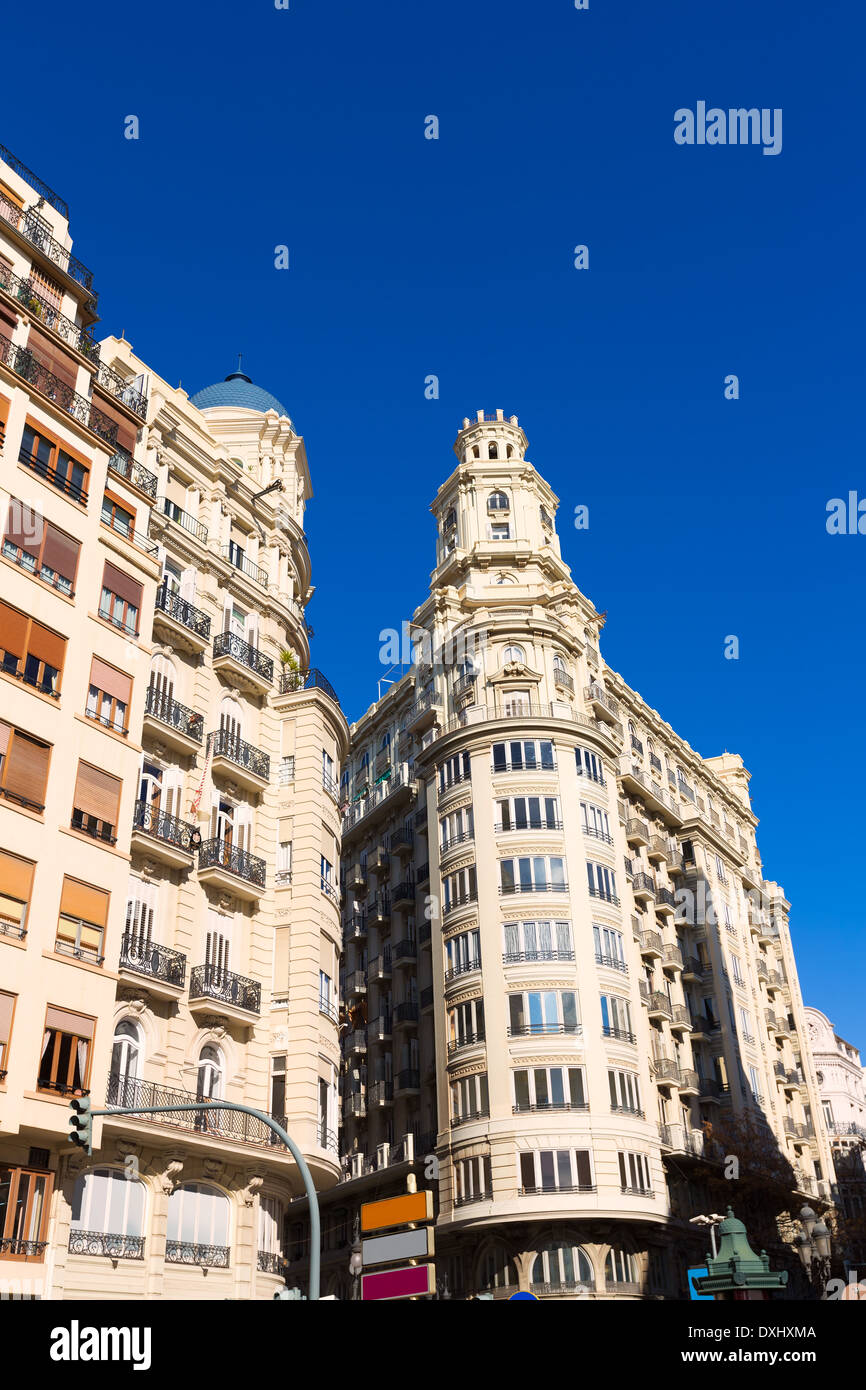 Valencia plaza del Ayuntamiento city town hall square in Spain Stock ...