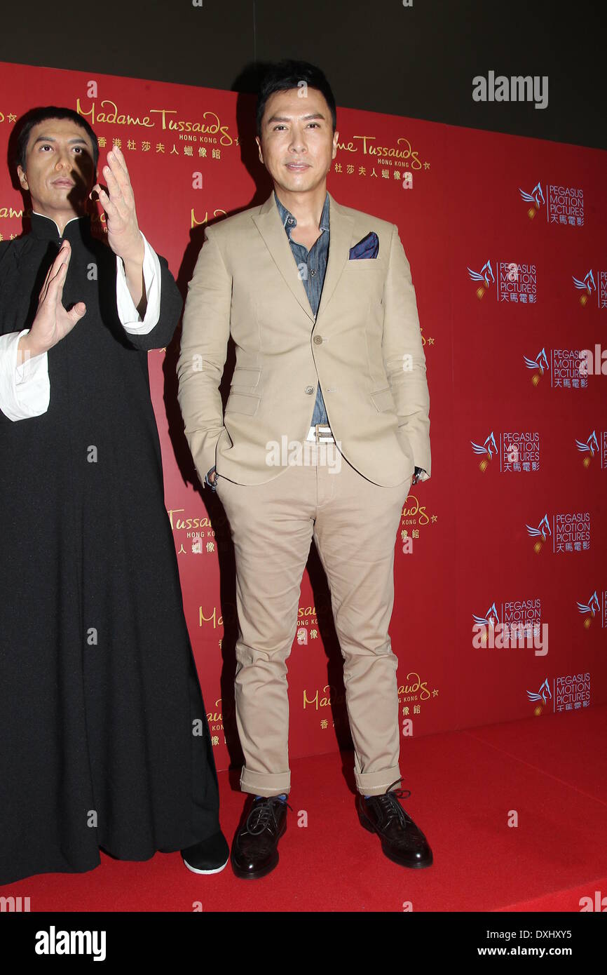 Hong Kong, China. 25th Mar, 2014. Actor Donnie Yen promotes film Ye Wen ...