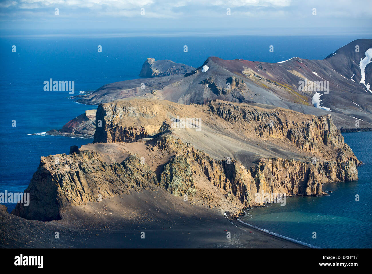 Deception Island in the South Shetland Islands off the Antarctic ...