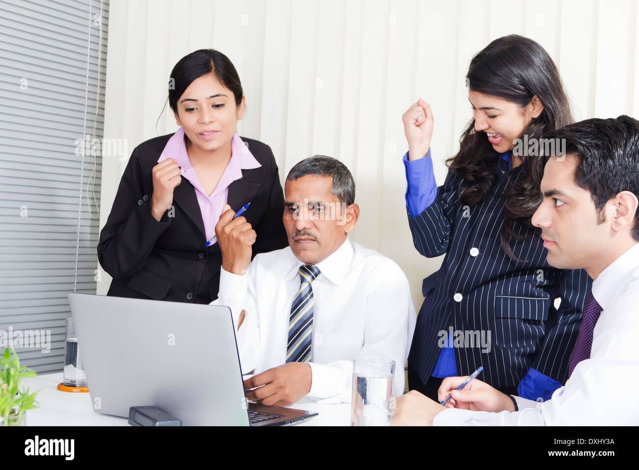 Indian Business People Working
