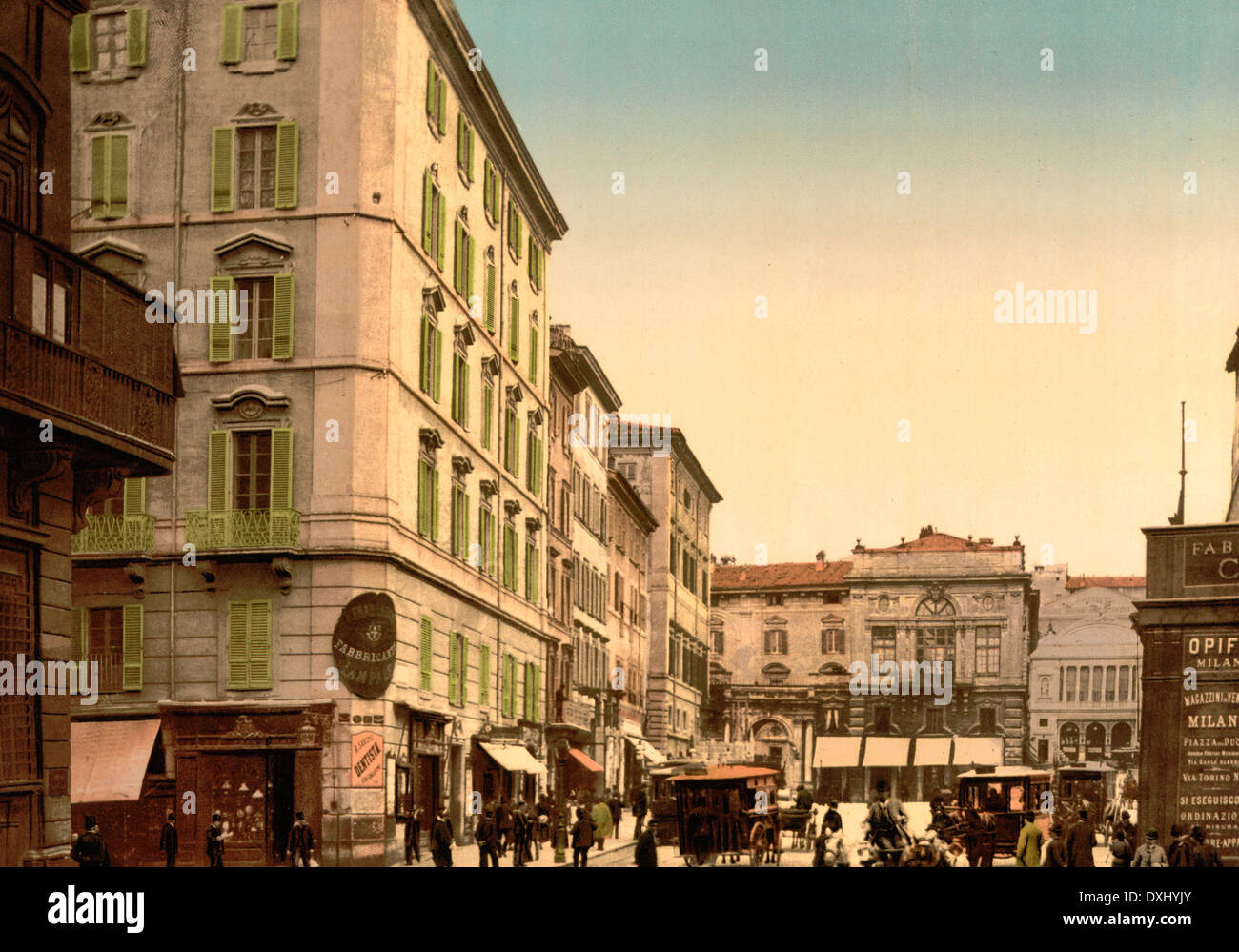 Rome street scene 1900s hi-res stock photography and images - Alamy