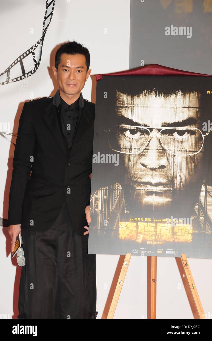 Hong Kong, China. 25th Mar, 2014. Actors Ching Wan Lau, Louis Koo and ...