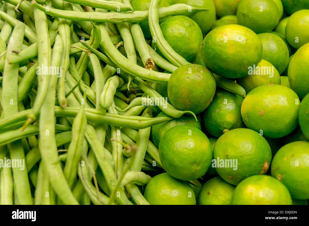two colors of fresh fruits and vegetables set Stock Photo - Alamy
