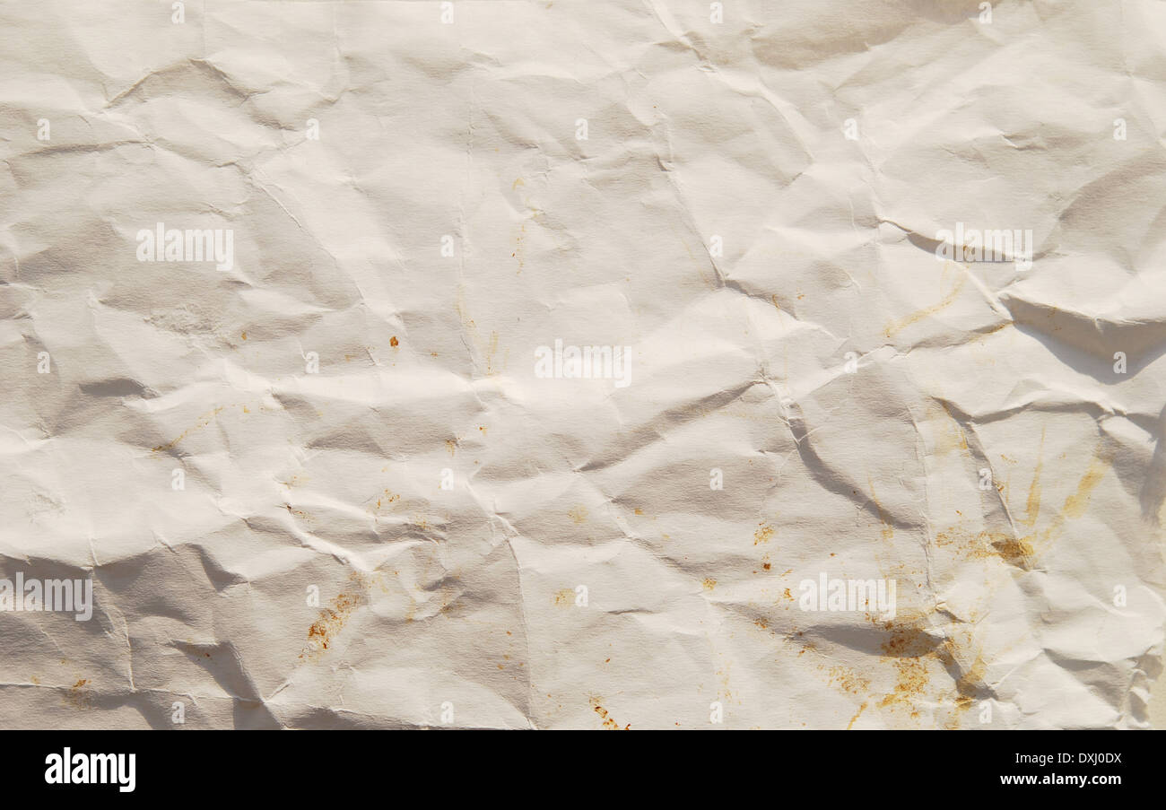 close up shot of wrinkled paper Stock Photo - Alamy