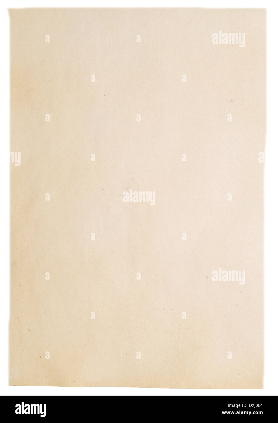 old paper isolated on white Stock Photo - Alamy