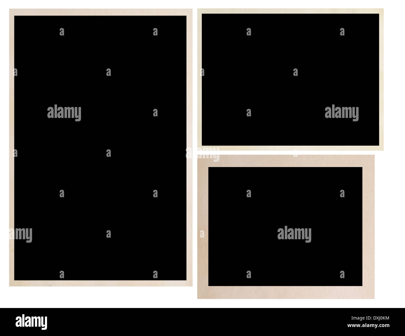 photo frames isolated on white Stock Photo - Alamy