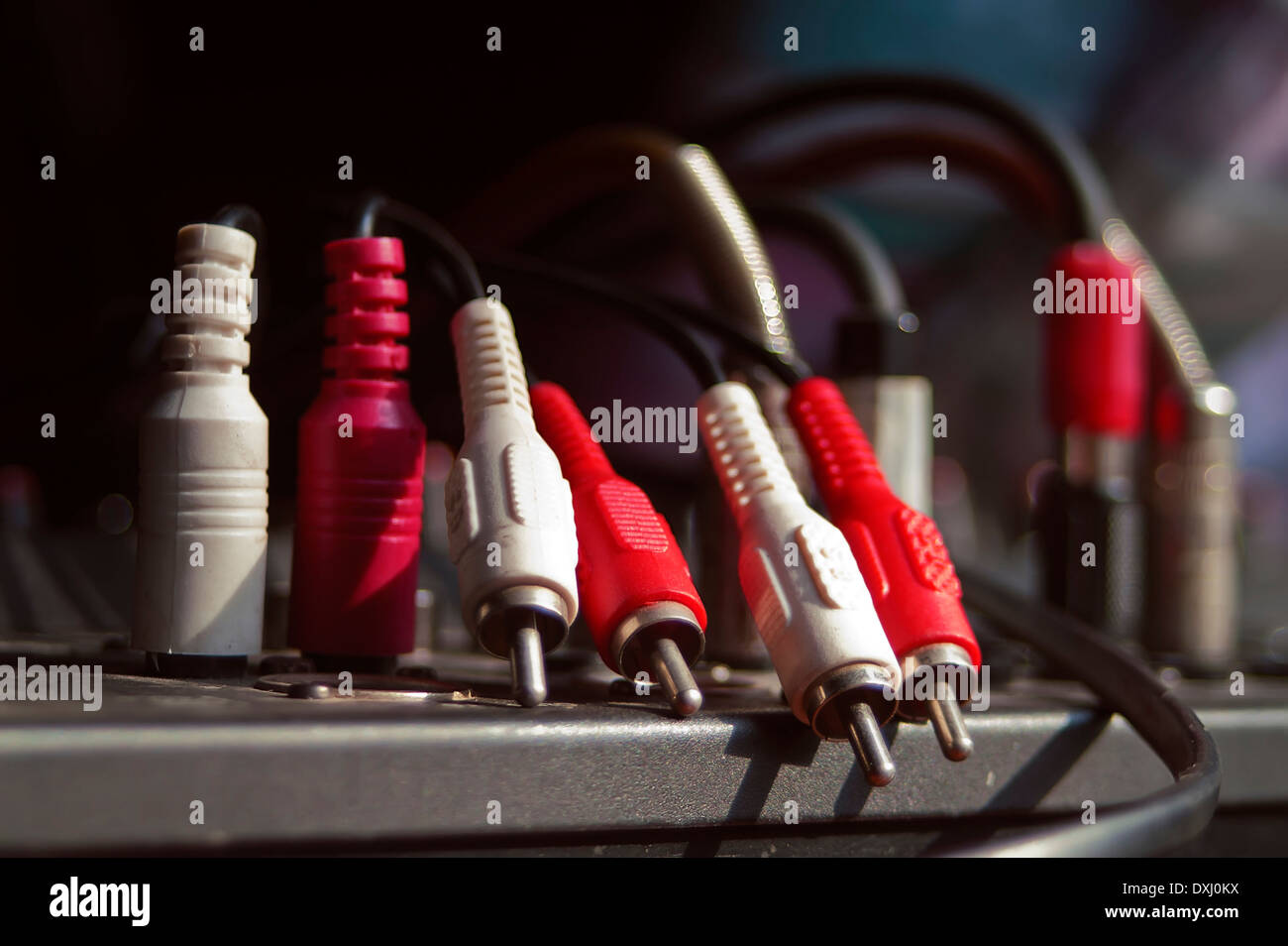 Audio jack dj mixer hi-res stock photography and images - Alamy