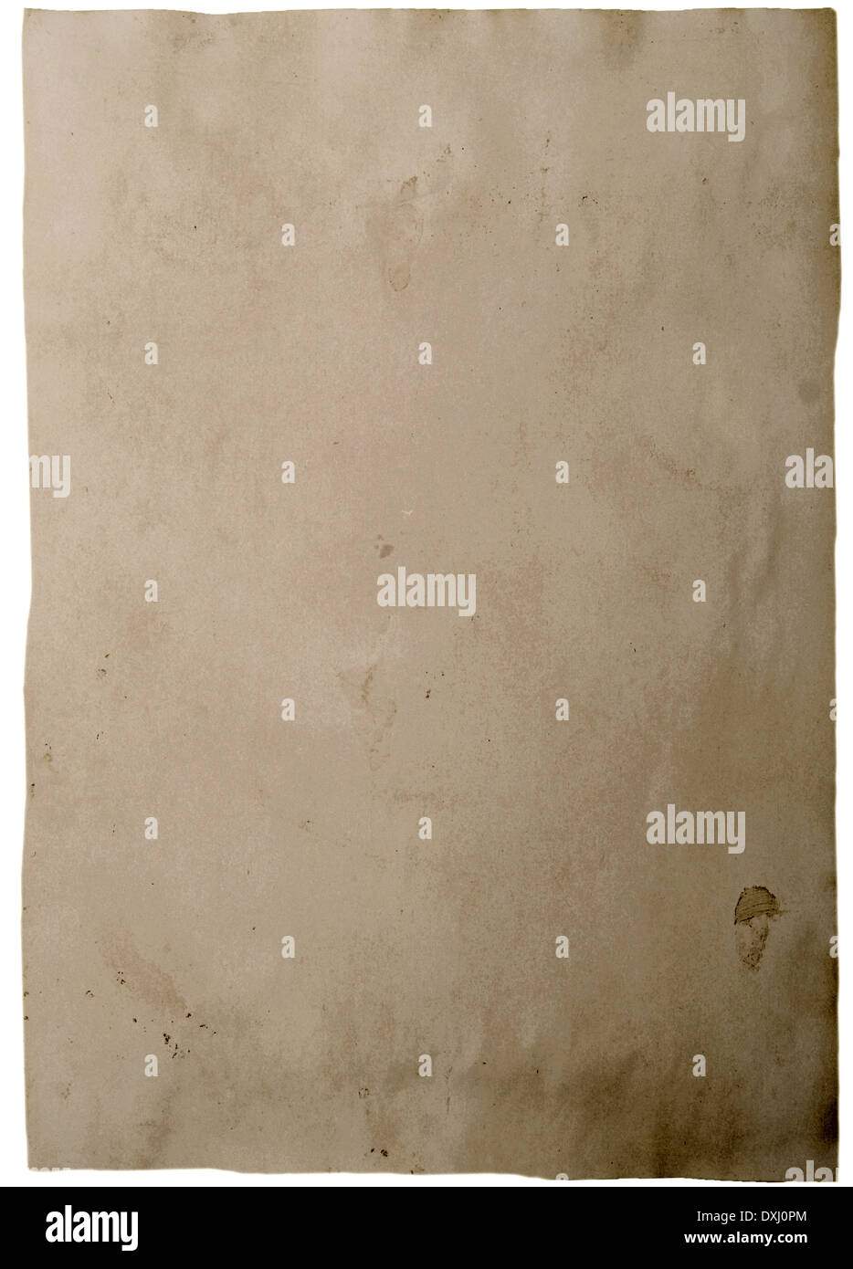 old paper isolated on white Stock Photo - Alamy