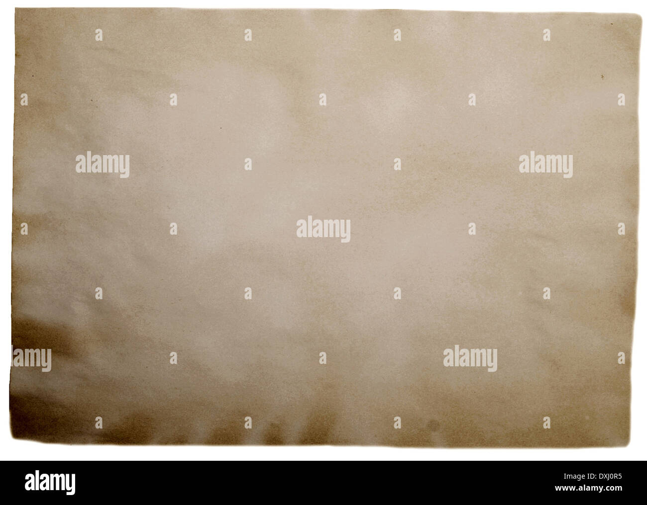 old paper isolated on white Stock Photo - Alamy