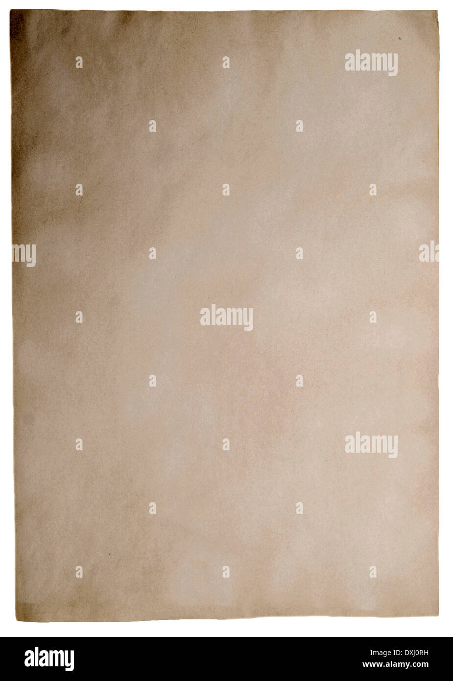 old paper isolated on white Stock Photo - Alamy