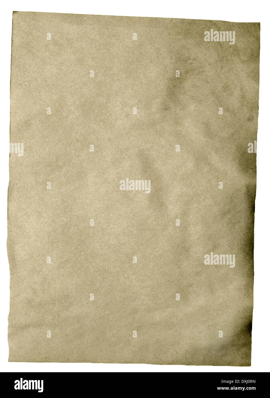 old paper isolated on white Stock Photo - Alamy