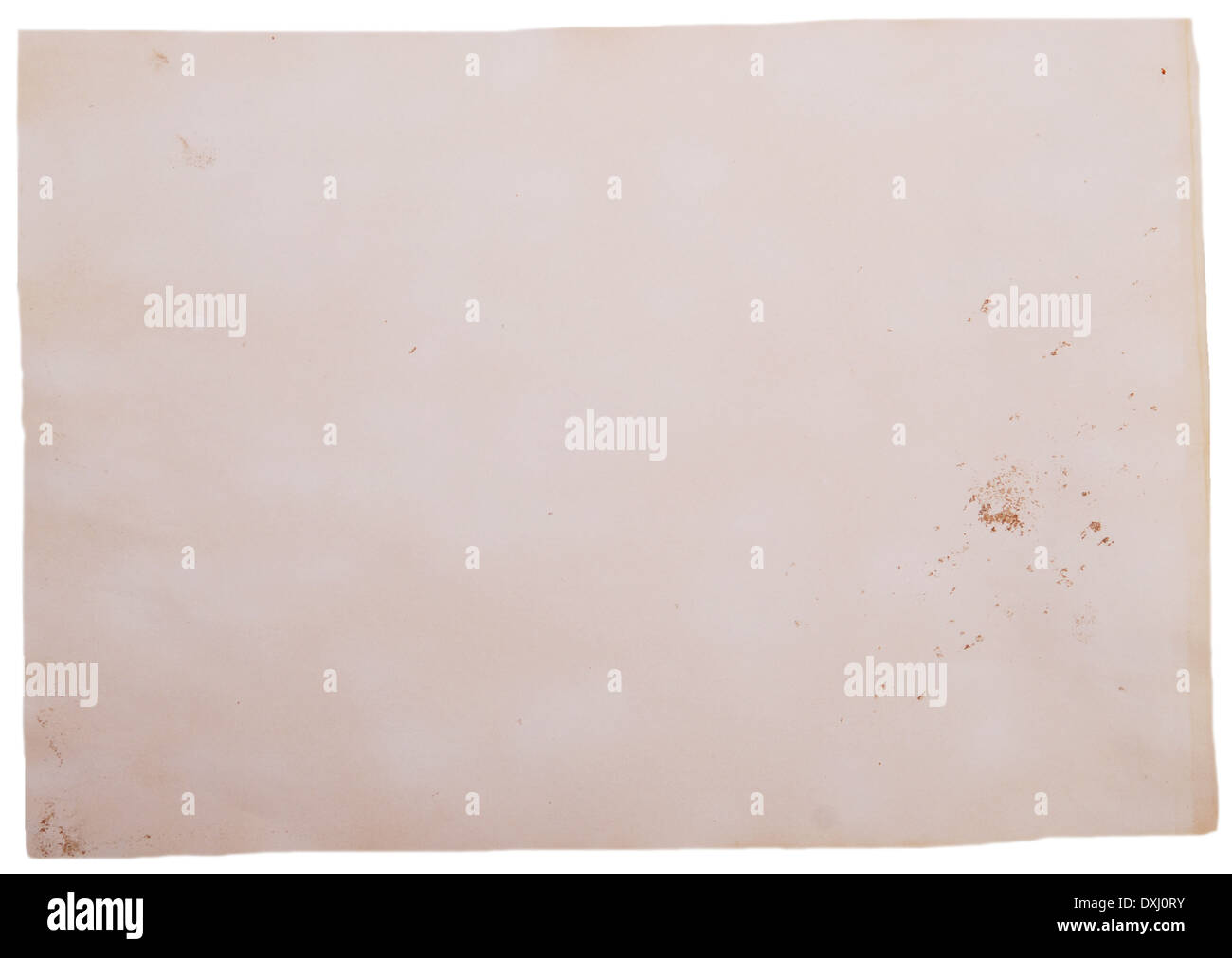 old paper isolated on white Stock Photo - Alamy