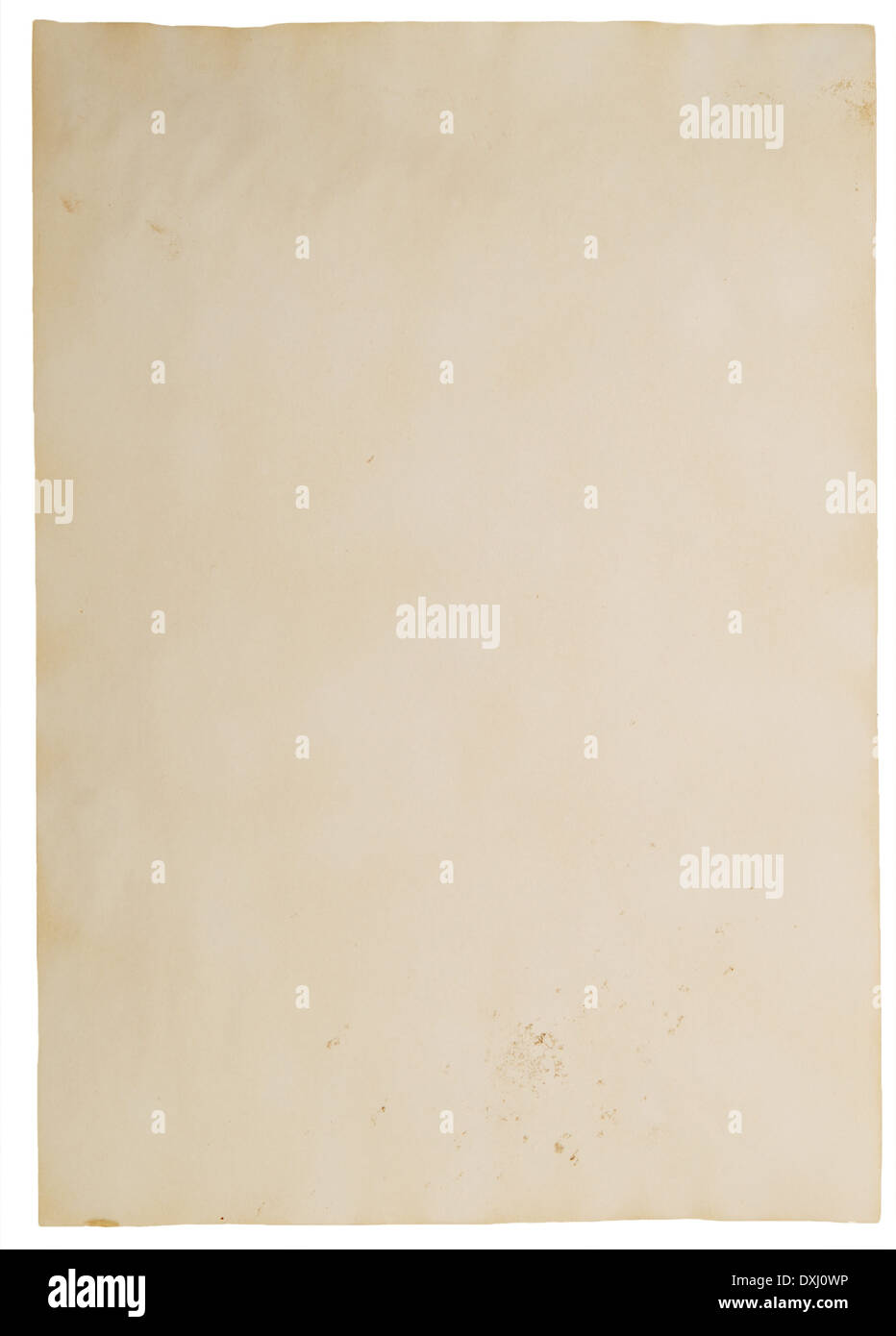 old paper isolated on white Stock Photo - Alamy