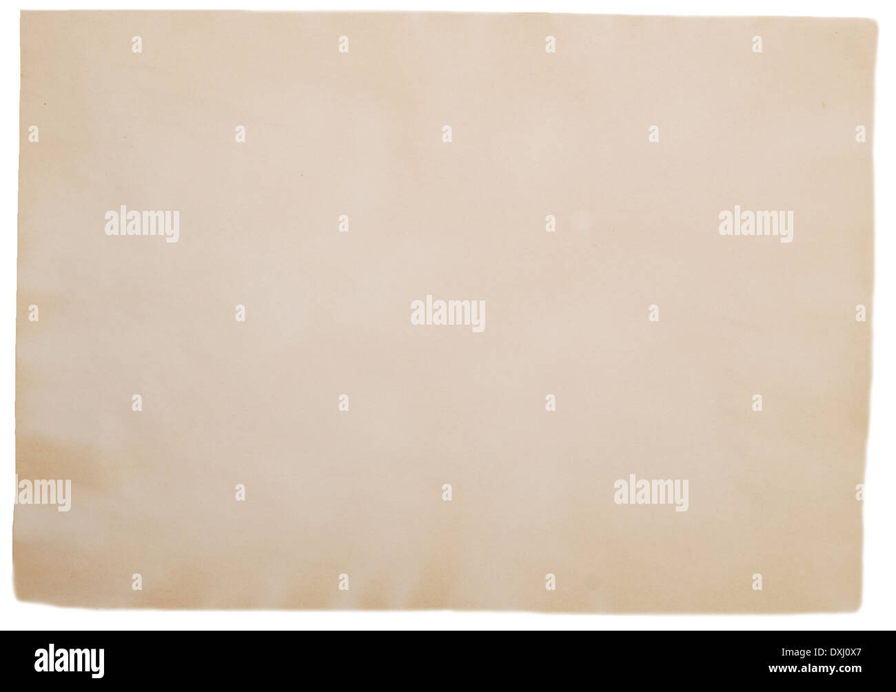 old paper isolated on white Stock Photo - Alamy