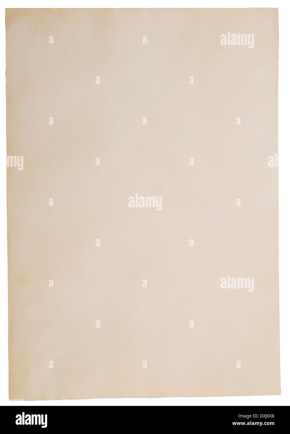 old paper isolated on white Stock Photo - Alamy