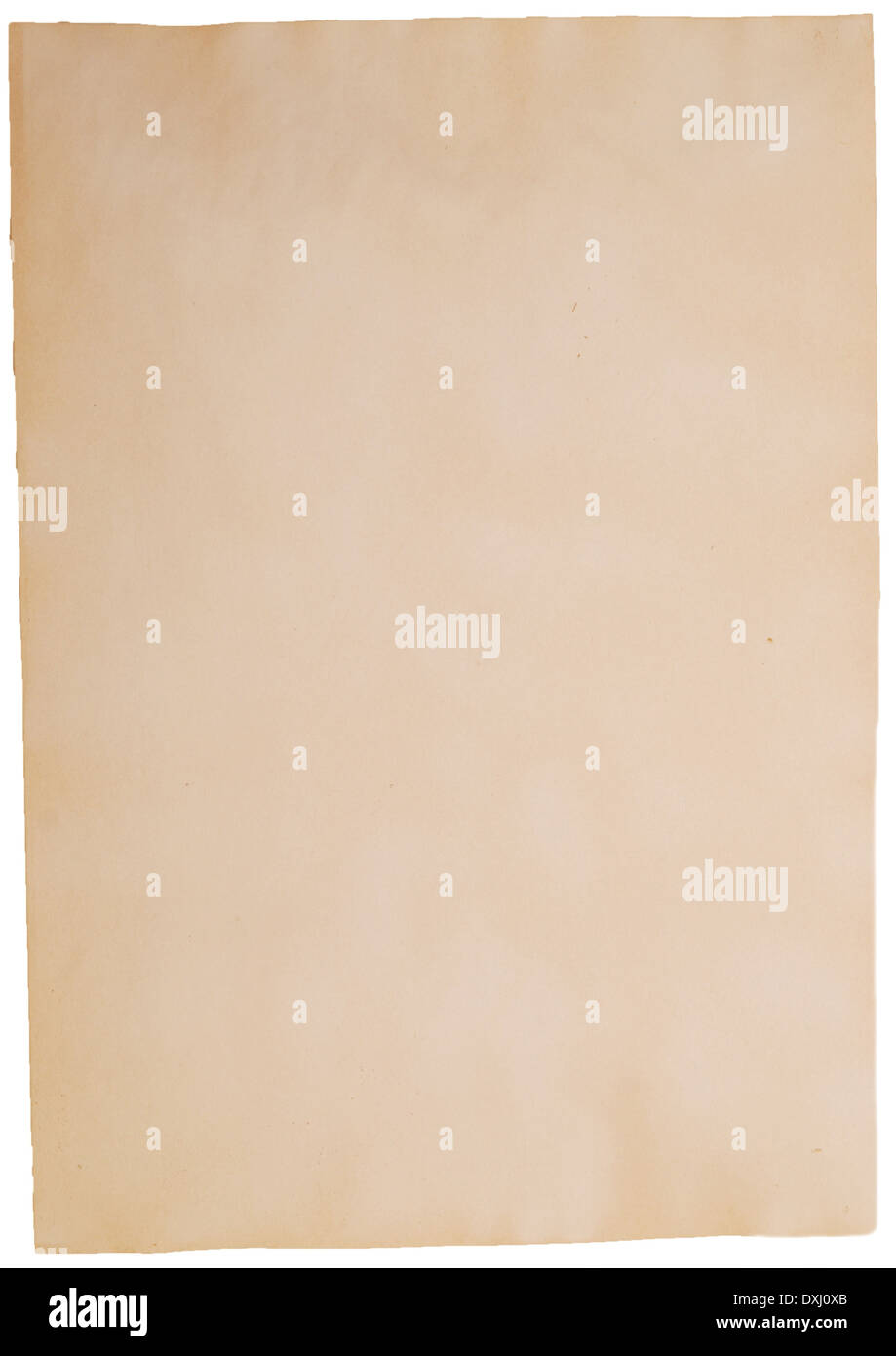 old paper isolated on white Stock Photo - Alamy