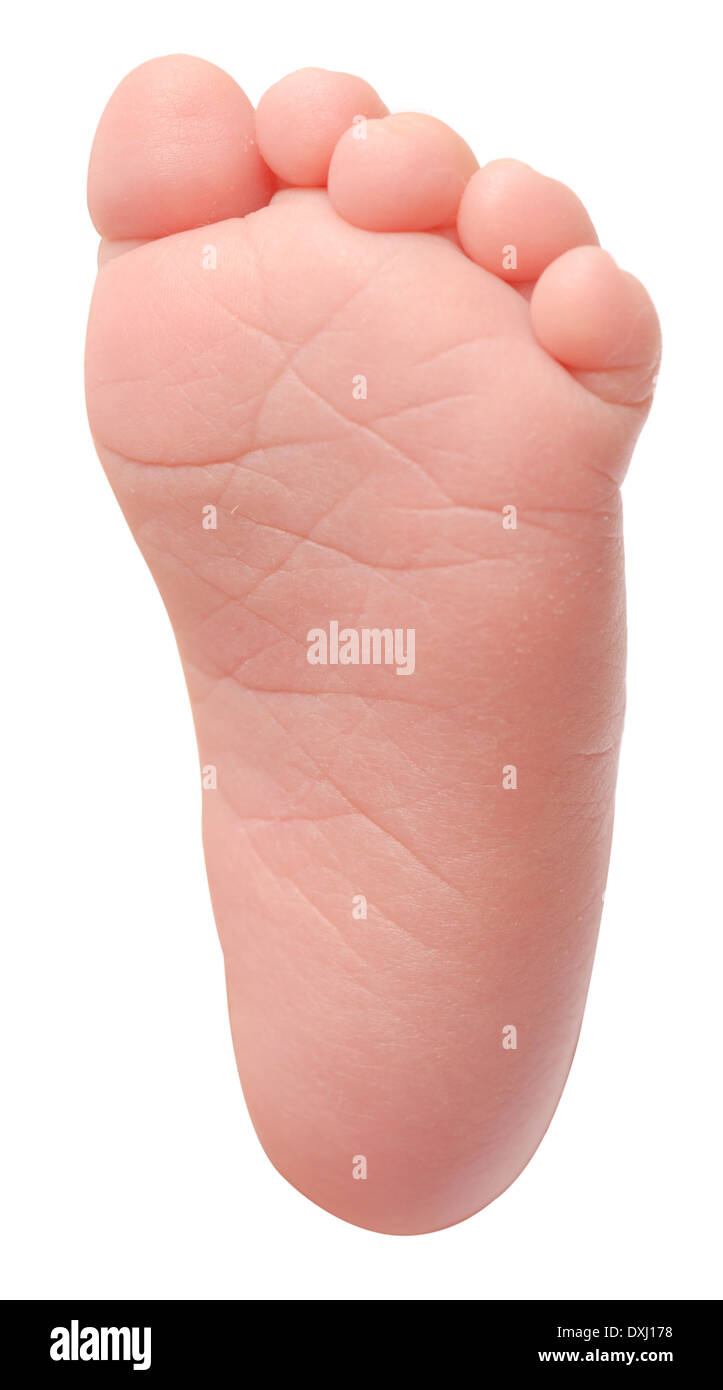 baby foot on white Stock Photo - Alamy