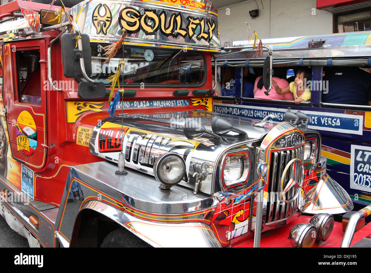 Jeepney Baguio Philippines Stock Photo - Alamy