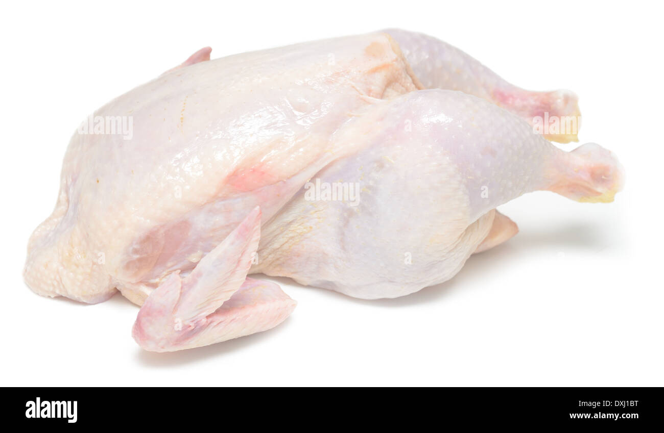 raw chicken on white Stock Photo - Alamy