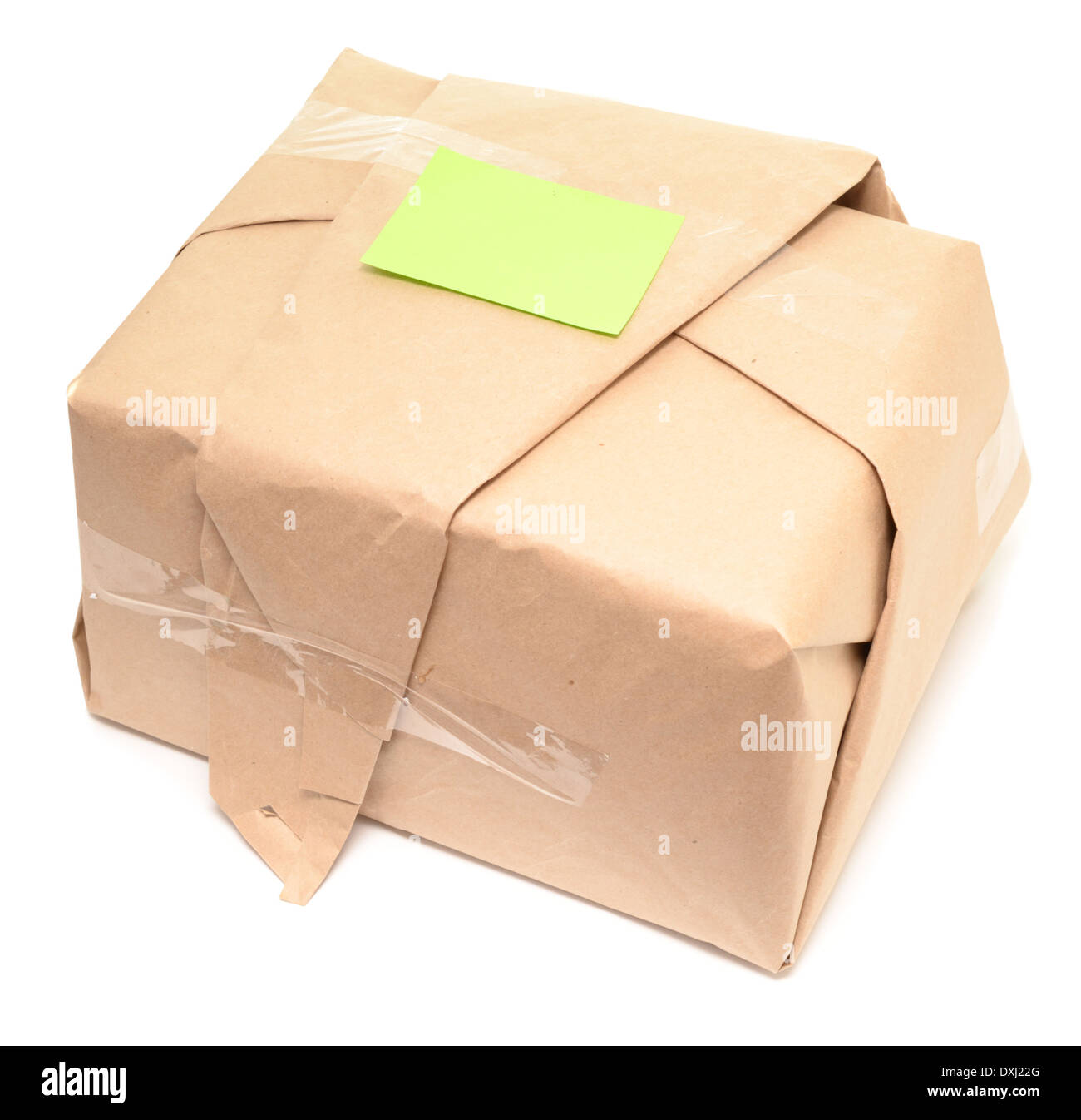 shipping box isolated on white Stock Photo - Alamy