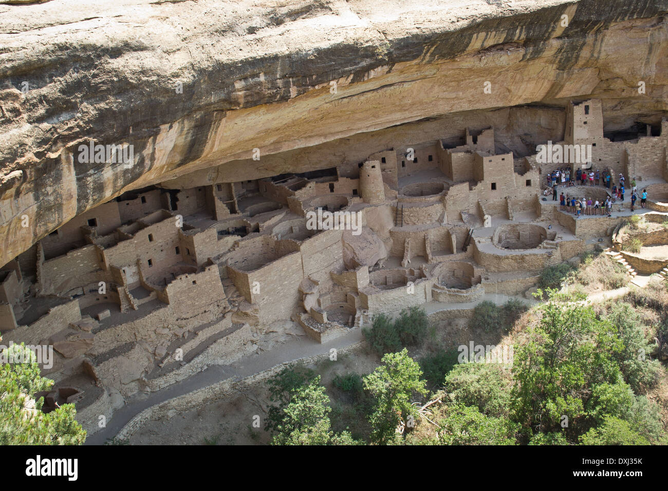 mesa verde national park,,colorado,USA-august 8,2012:people visit the ...