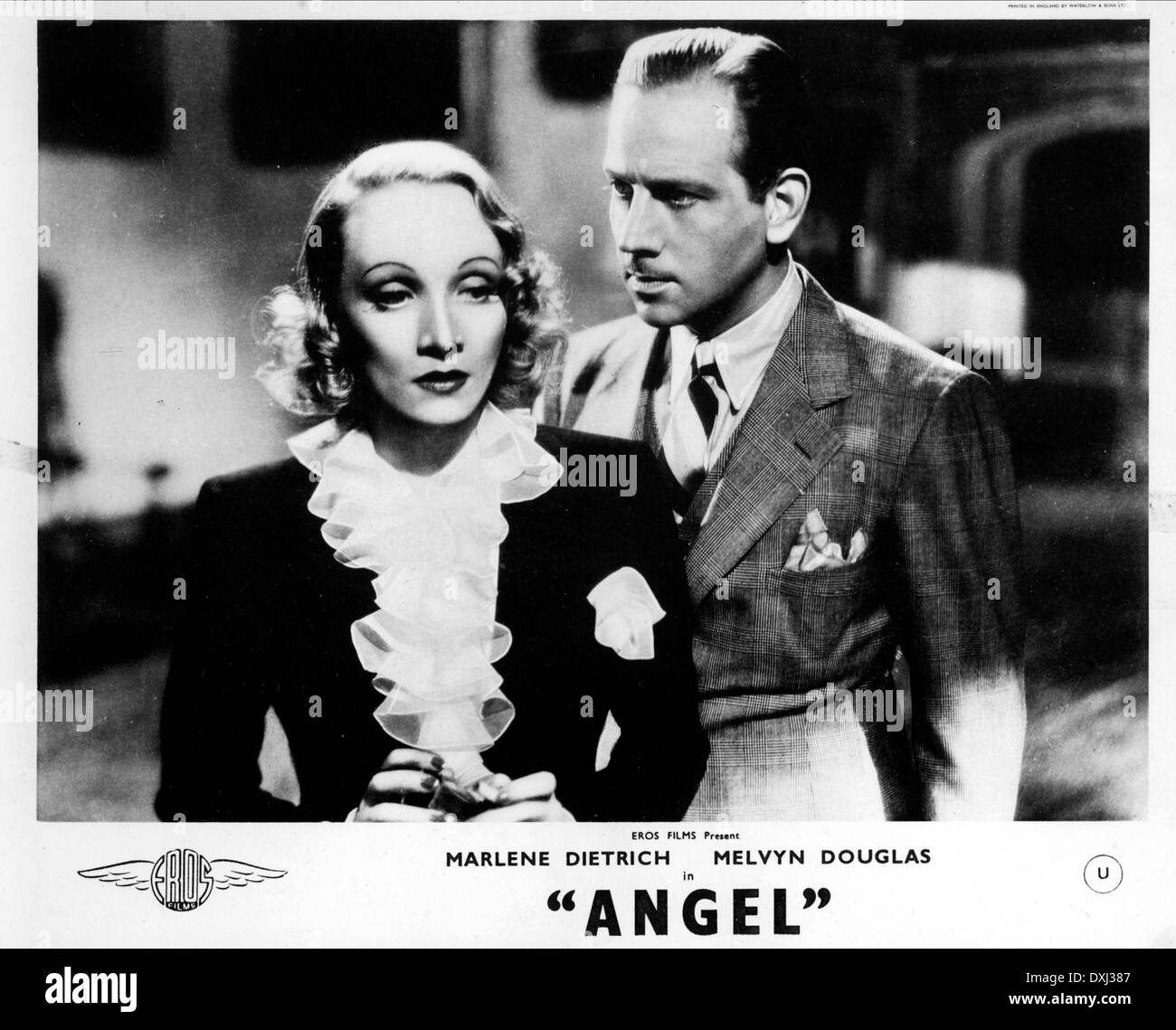 Marlene dietrich melvyn douglas angel hi-res stock photography and ...