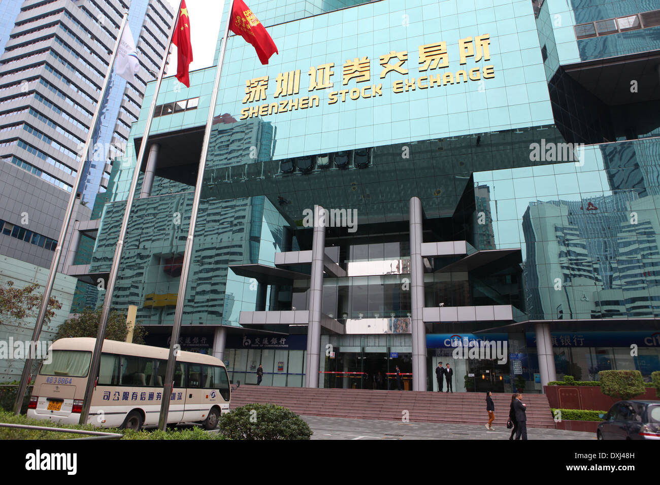 SHENZHEN CHINA STOCK EXCHANGE Stock Photo - Alamy