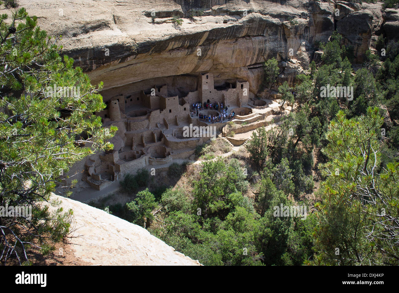 mesa verde national park,,colorado,USA-august 8,2012:people visit the ...