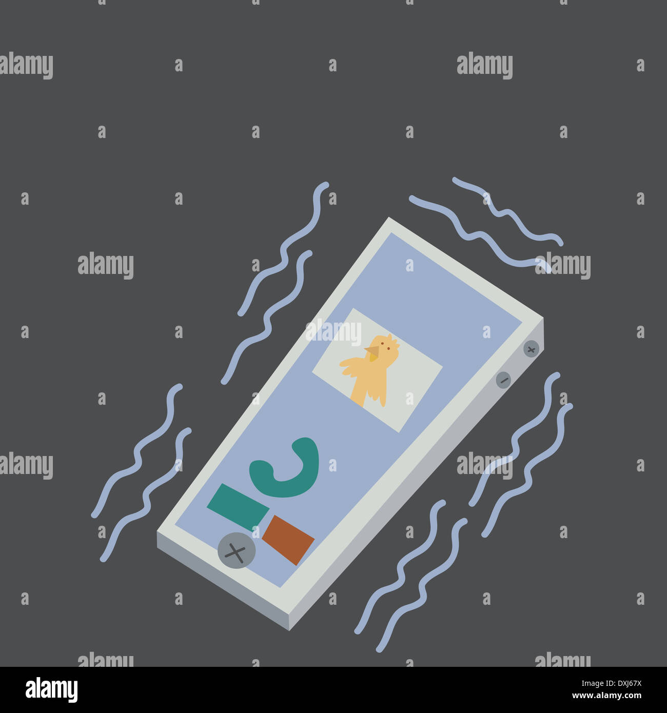 Ringing phone illustration hi-res stock photography and images - Alamy