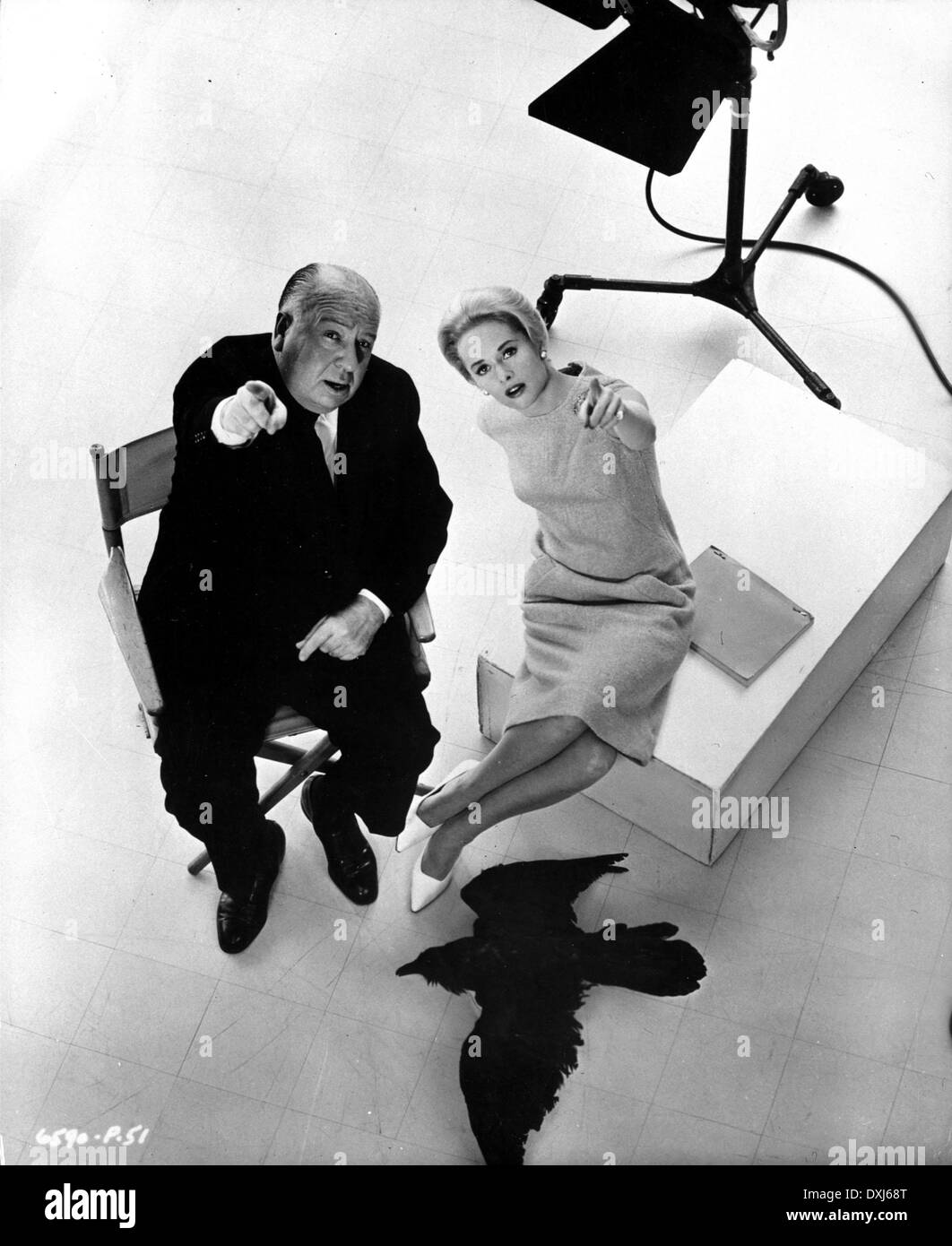 The birds film hitchcock Black and White Stock Photos & Images - Alamy