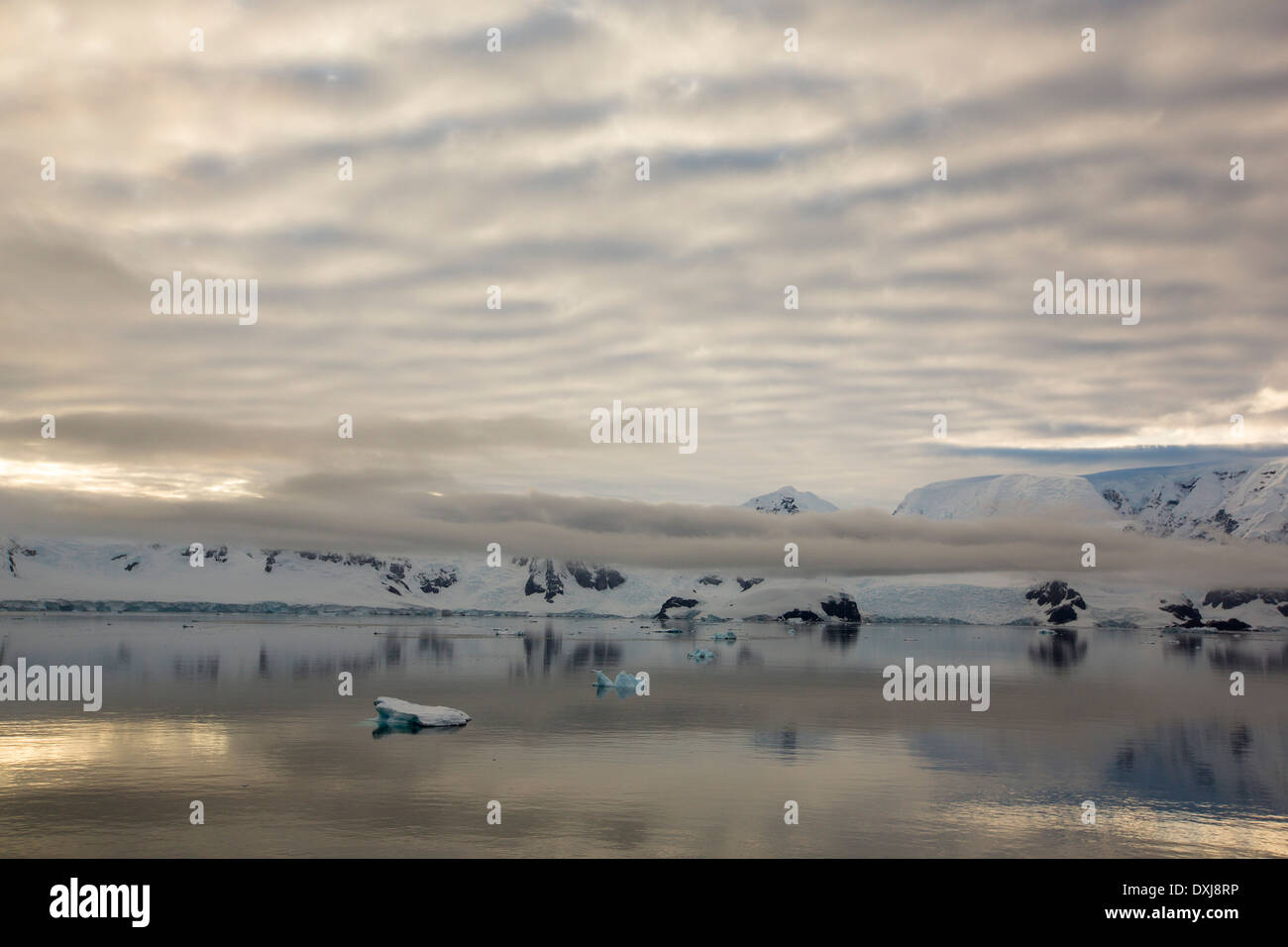 Stunning coastal scenery in Paradise Bay off Graham Land on the ...