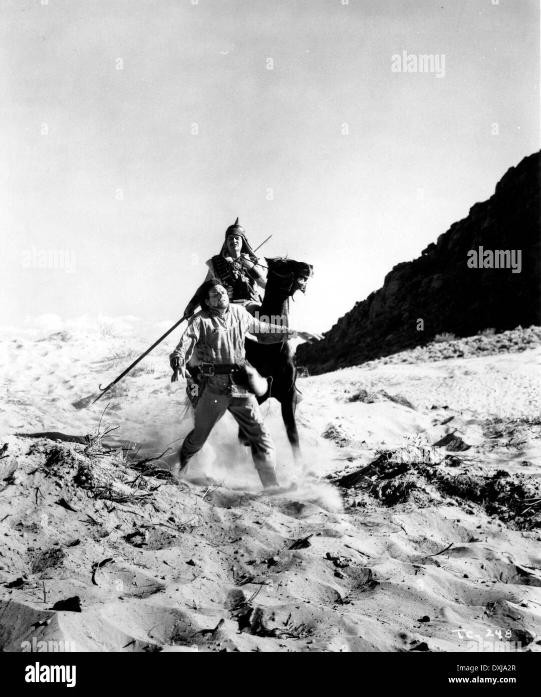 The conqueror john wayne Black and White Stock Photos & Images - Alamy