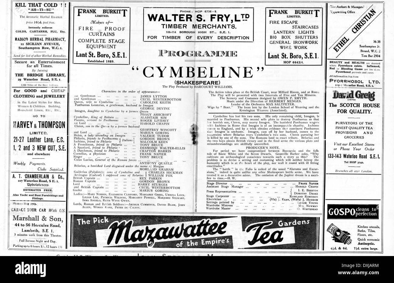 Cymbeline hi-res stock photography and images - Alamy