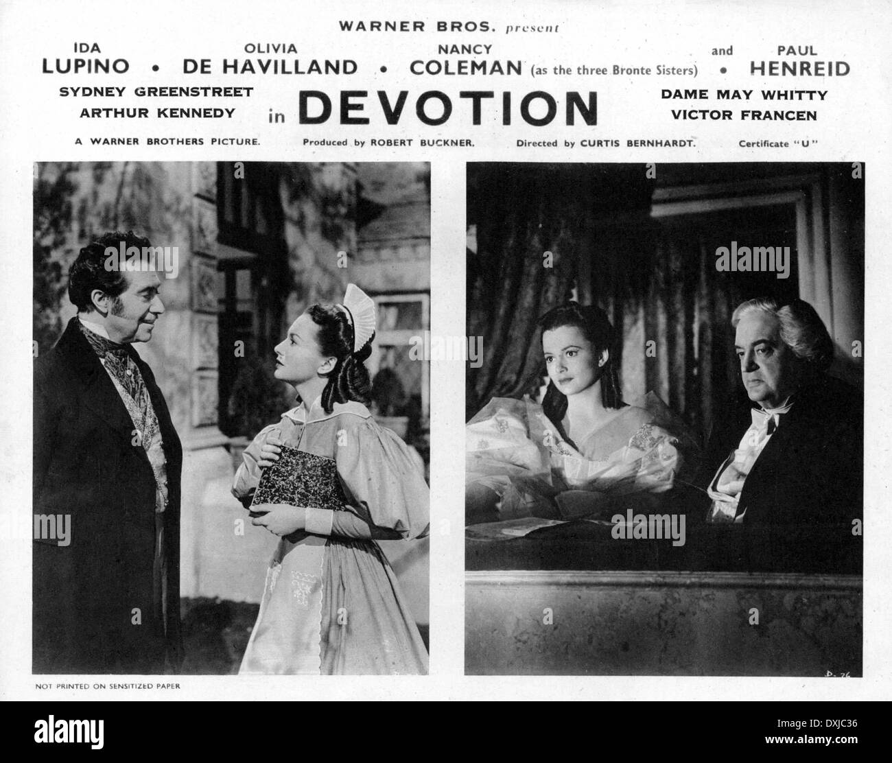 Devotion film 1946 hi-res stock photography and images - Alamy