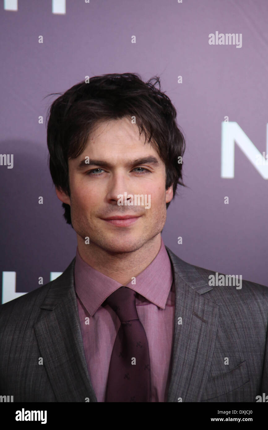 New York, New York, USA. 26th Mar, 2014. IAN SOMERHALDER attends the ...