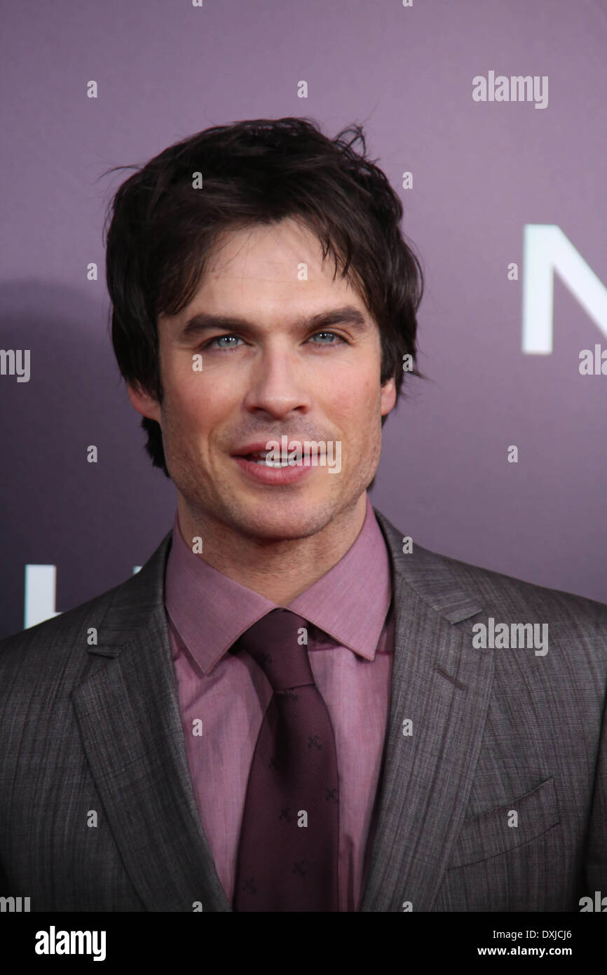 New York, New York, USA. 26th Mar, 2014. IAN SOMERHALDER attends the ...