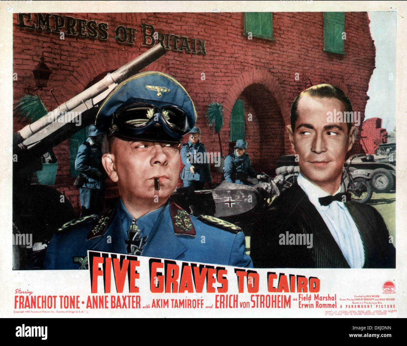 FIVE GRAVES TO CAIRO Stock Photo - Alamy
