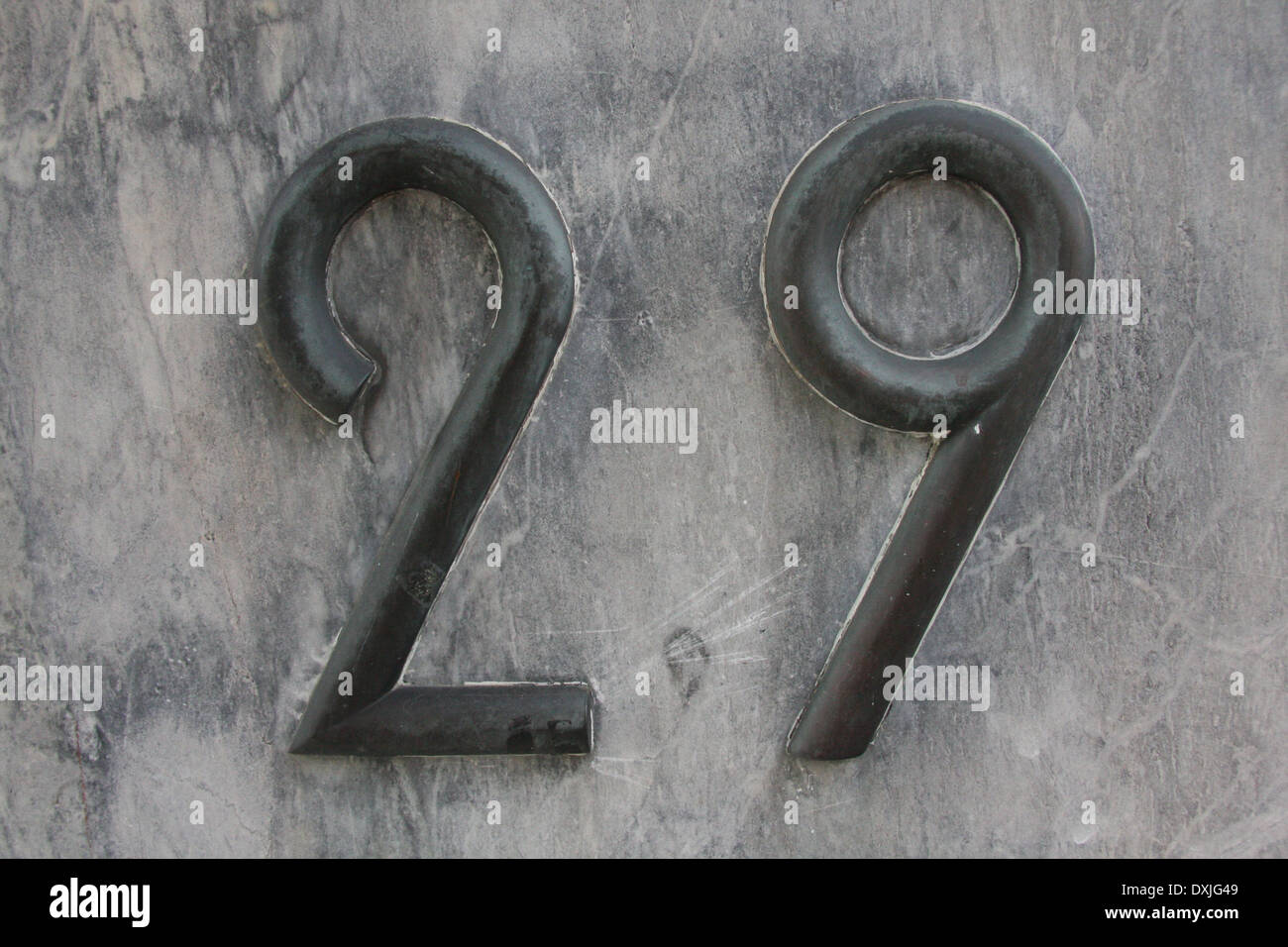 House number 29 sign hi-res stock photography and images - Alamy