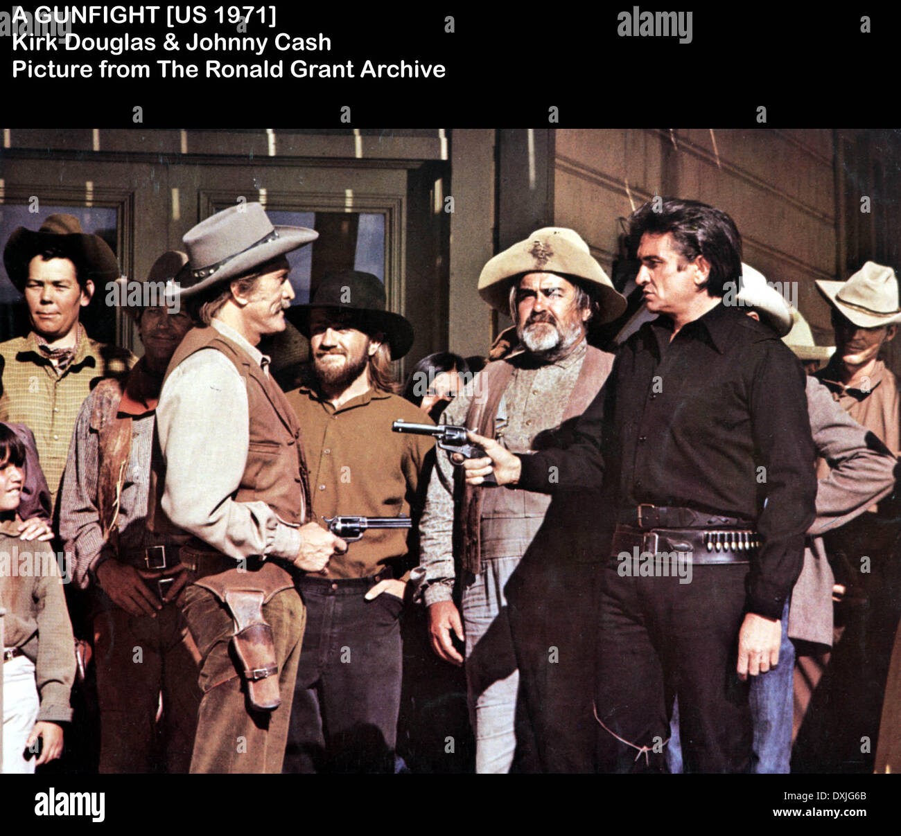 Film a gunfight kirk douglas hi-res stock photography and images - Alamy